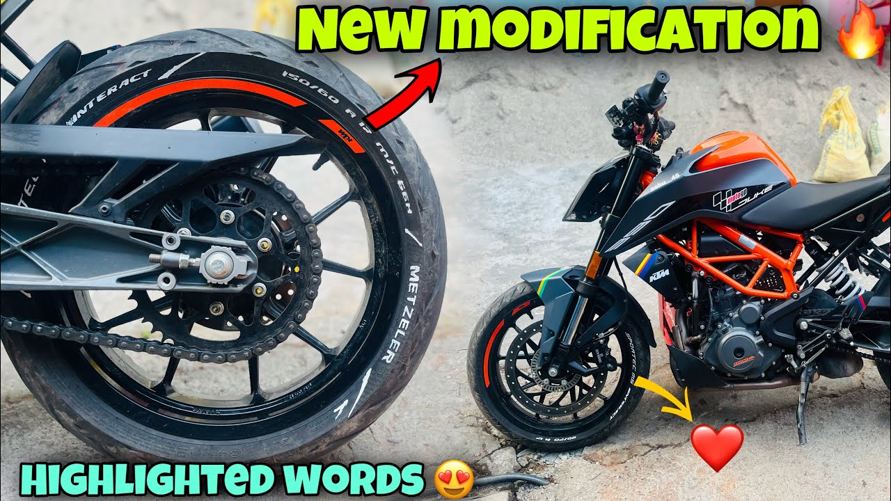 KTM DUKE 390 (bs6) 🏁 || NEW MODIFICATIONS 😍 || AsHu46 - YouTube