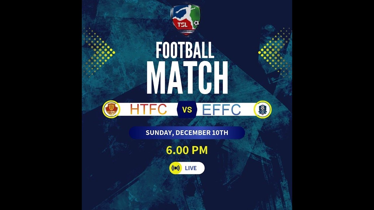 HTFC vs EFFC - 10/12/2023 - YouTube