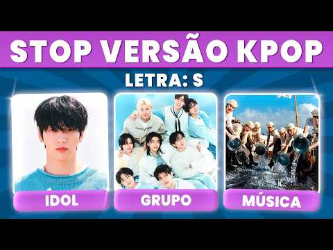 STOP / ADEDONHA VERSÃO KPOP! 🔠 | KPOP GAME 2026