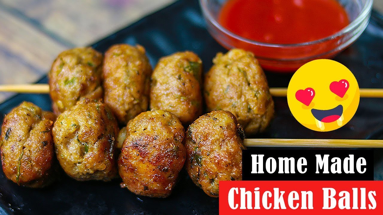 Chicken Balls recipe || Iftar Special || Home made Chicken Balls ...