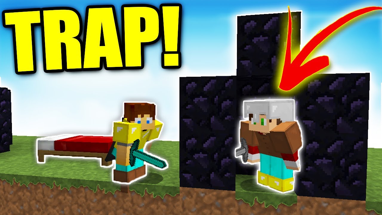Minecraft Trap Épica Da Obsidian Bed Wars ‹ Viros › Youtube