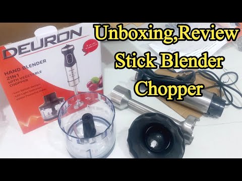 Unboxing Stick Blender With Chopper | Best Stick Blender And Chopper ...