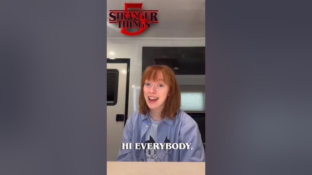 STRANGER THINGS SEASON 5 FIRST LOOK AT VICKIE (AMYBETH MCNULTY) NEW BTS FOOTAGE - YouTube