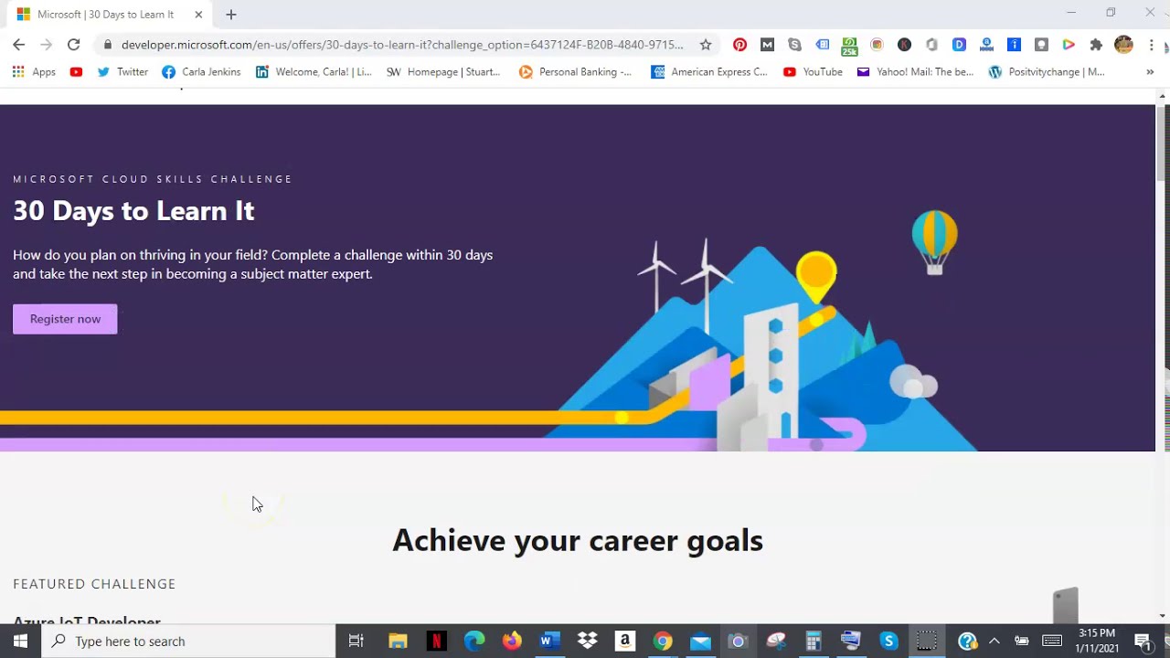 New Microsoft Developer Cloud Skills Challenge - YouTube