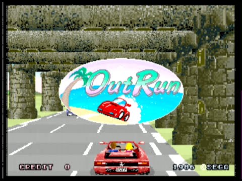 Outrun - Arcade Longplay (Complete Run) - SEGA 1986 - YouTube