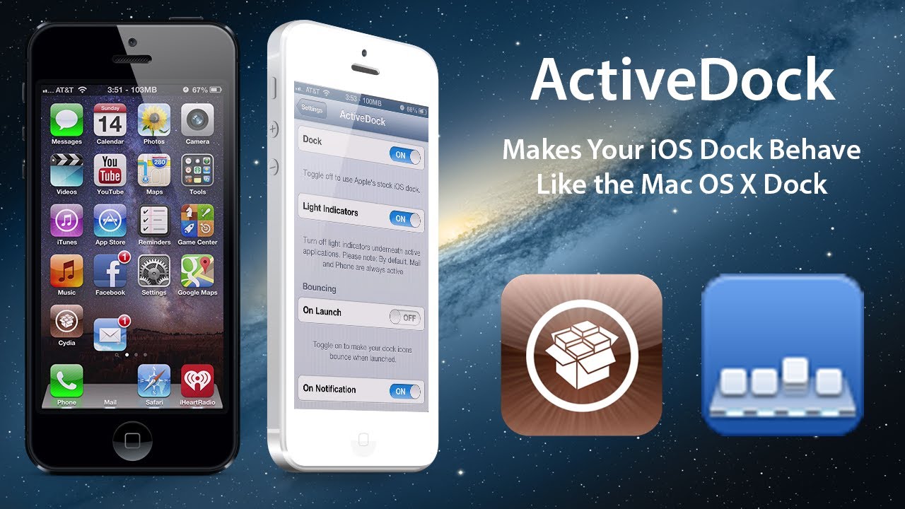 ActiveDock: Makes Your iOS Dock Behave Like the Mac OS X Dock - YouTube