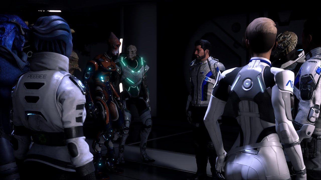 Mass Effect Andromeda "Definitive Edition" EPILOGUE Hyperion Ark Party ...