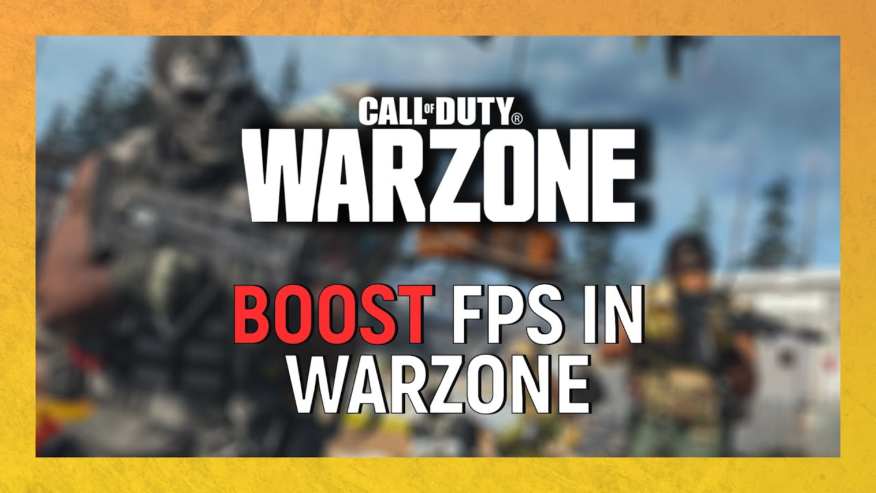 Call Of Duty : Warzone BOOST FPS | COD : Warzone FIX Stuttering & FPS ...