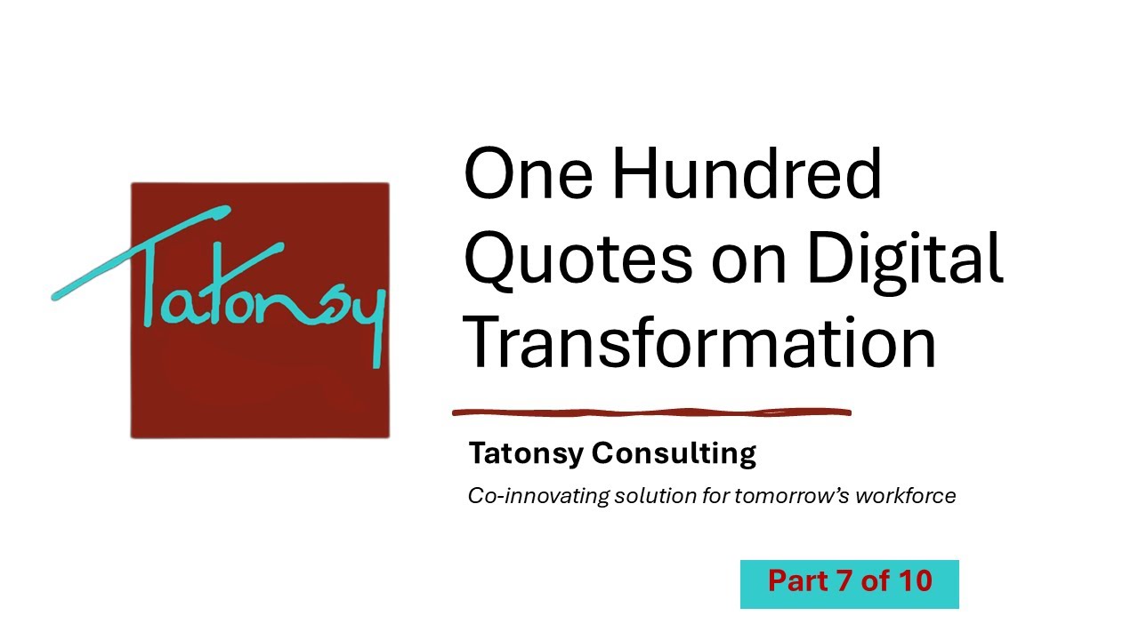 100 Quotes on Digital Transformation - Part 7 of 10 - YouTube