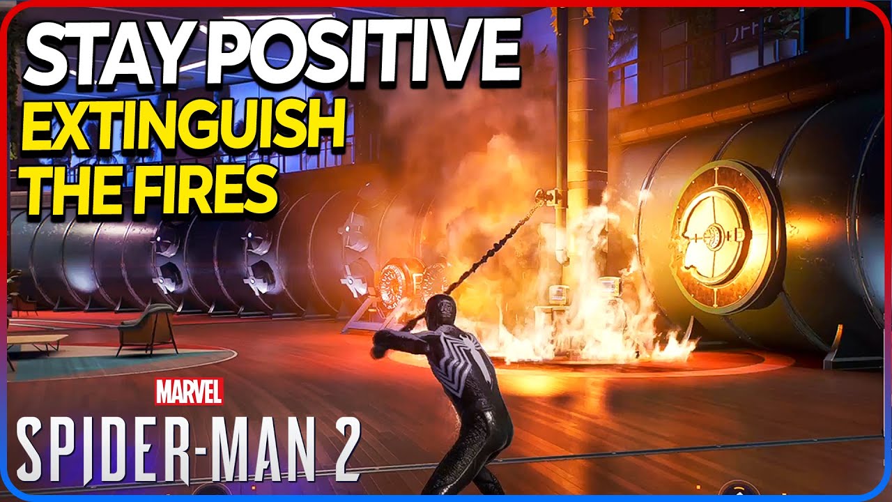 Extinguish the fires in the lab Spider Man 2 - YouTube