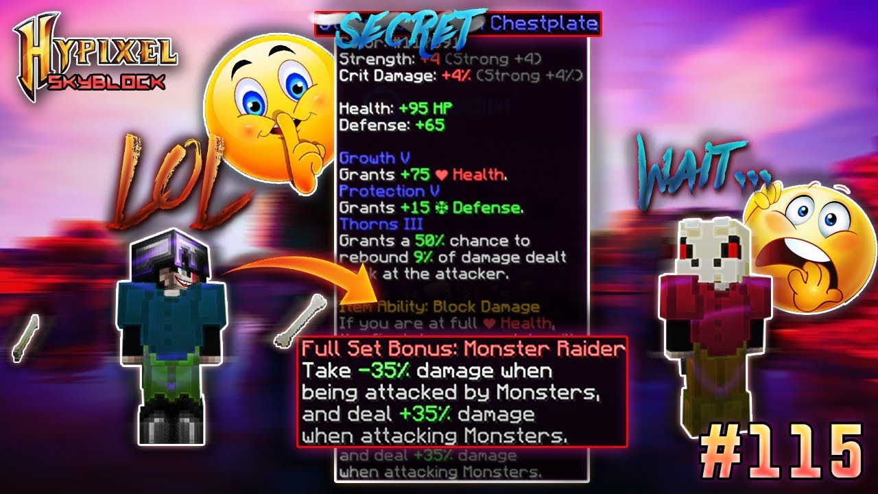 This Secret Armor Almost Beats Strong Dragon Armor? | Hypixel Skyblock ...