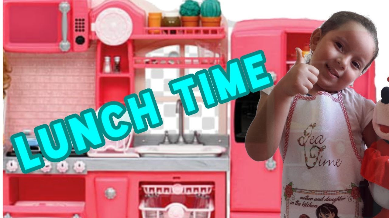 Lina Pretend Cooking With Cute Kitchen Toys #FunnyVlog #Kids ...