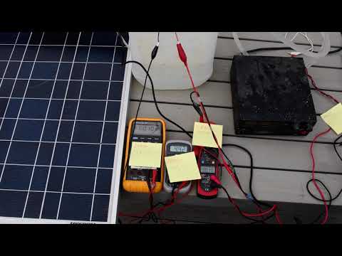 Aktivering av bypassdioder på solpanel - YouTube