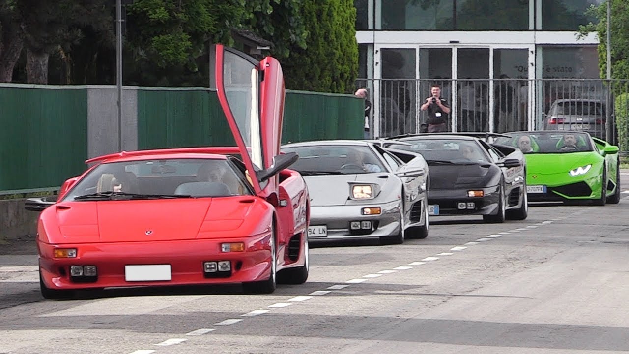 Valentino Balboni 50th Anniversary: 70 Lamborghini gathered for a ...