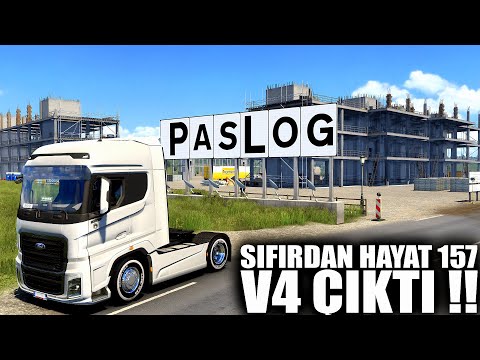 PASLOG ŞİRKETİMİZİN V4 SÜRÜMÜ ÇIKTI !! ETS 2 - G27 | GrandUtopia - Sıfırdan Hayat 157