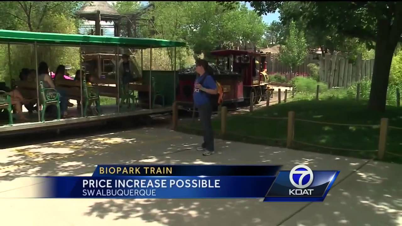 Price increase possible for BioPark train - YouTube