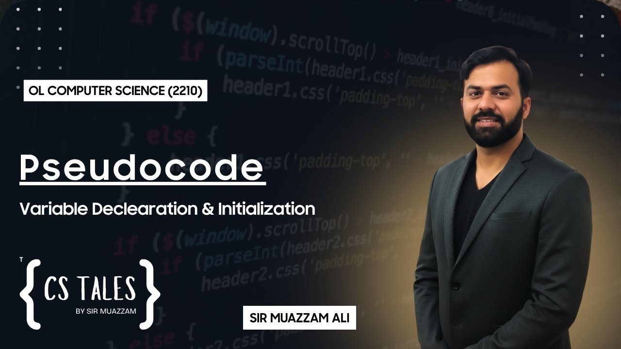 OL Computer (2210) | Pseudocode | Variable Declaration & Initialization | Paper 2 - YouTube