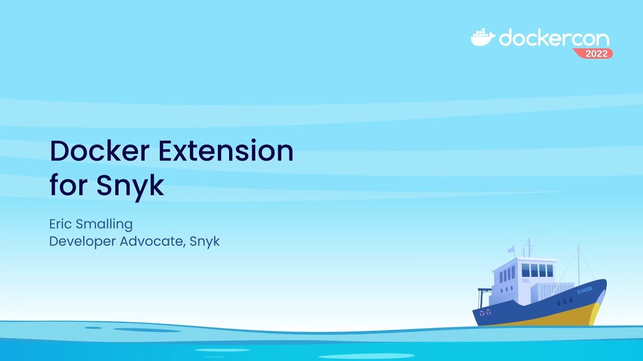Docker Extension for Snyk - YouTube