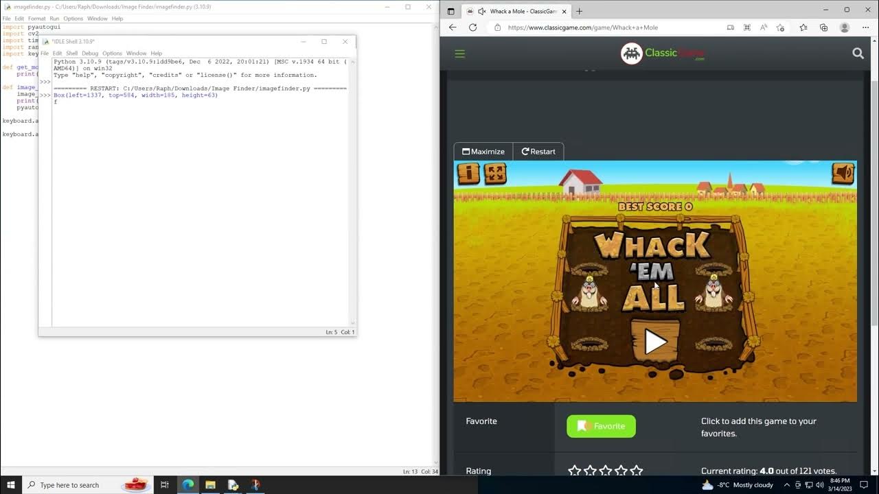 Find Pictures Using Pyautogui Youtube