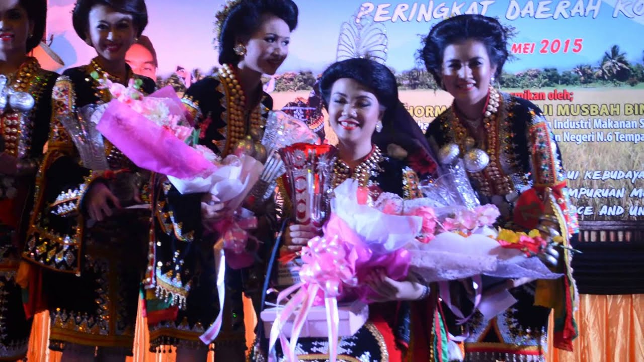 Pemenang Unduk Ngadau Kota Belud 2015. Miss Bavaria Ann Linus Saguman ...
