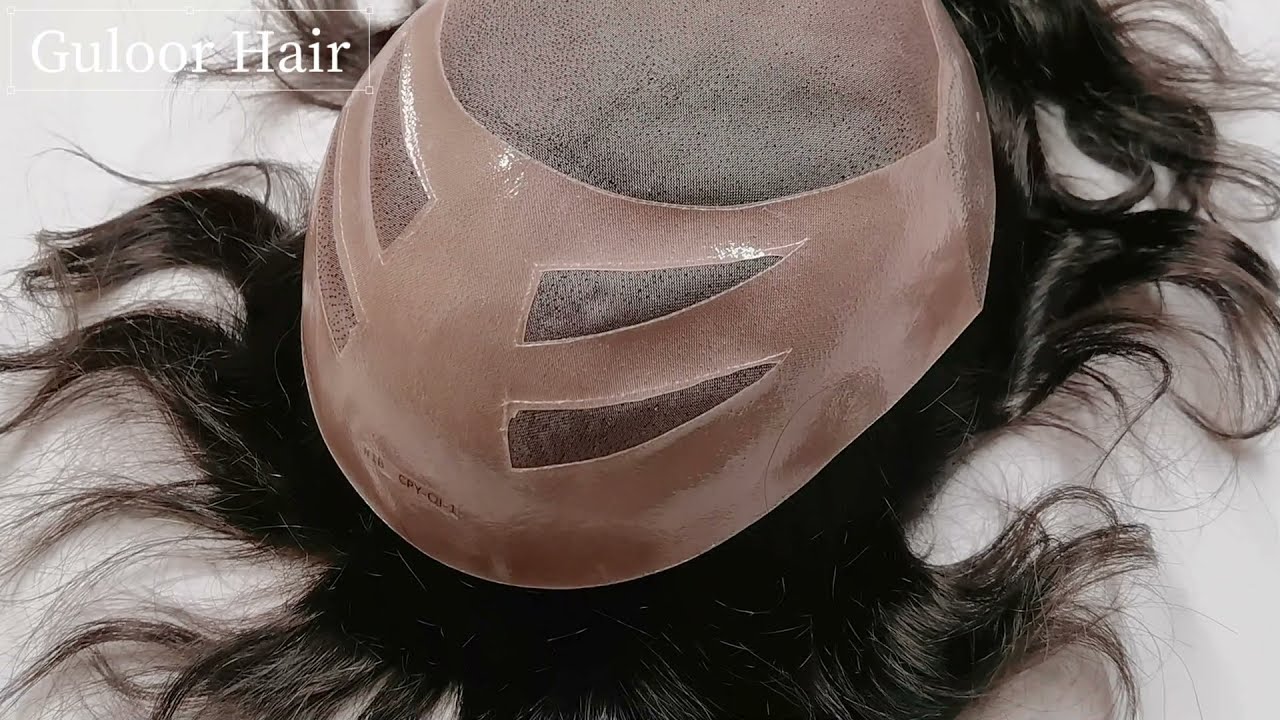 Man's hair systemHS-27:Breathable, durable, this base is strong, easy ...