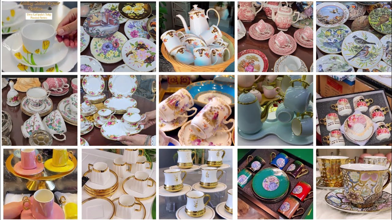 Beautiful fancy Tea sets and Tea Cups Royal Albert Tea set Coffee cups ...