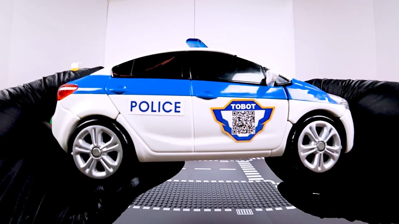 또봇 경찰차로봇 또봇c 변신영상!! Tobot Police Car Robot Tobot C Transformation Video ...