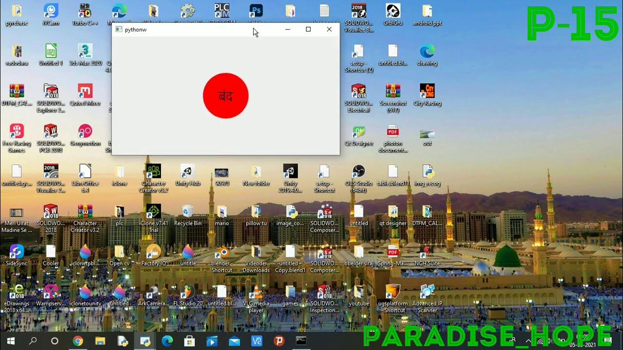 PyQt5 QPushButton how to make toggle button - YouTube