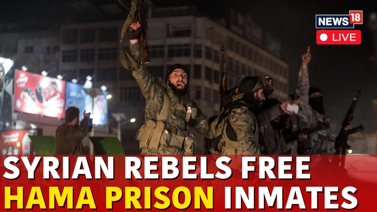 LIVE | Syria News | Syria Rebels Capture Hama Prison | Syria War ...
