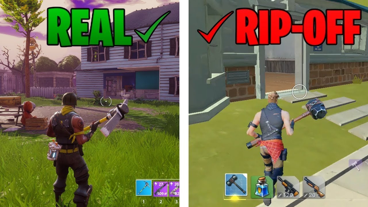 i played the worst fortnite rip off - YouTube