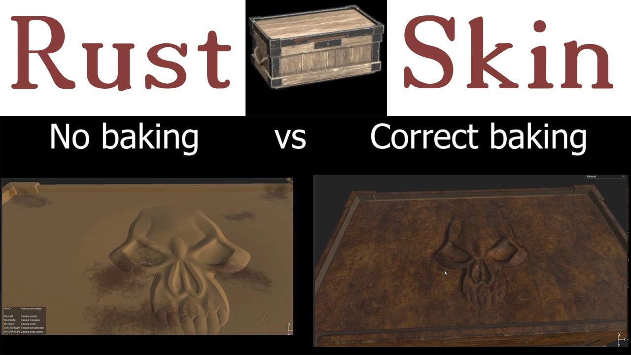 Tutorial 02 I Baking Textures I How to make skin for rust I Substance ...