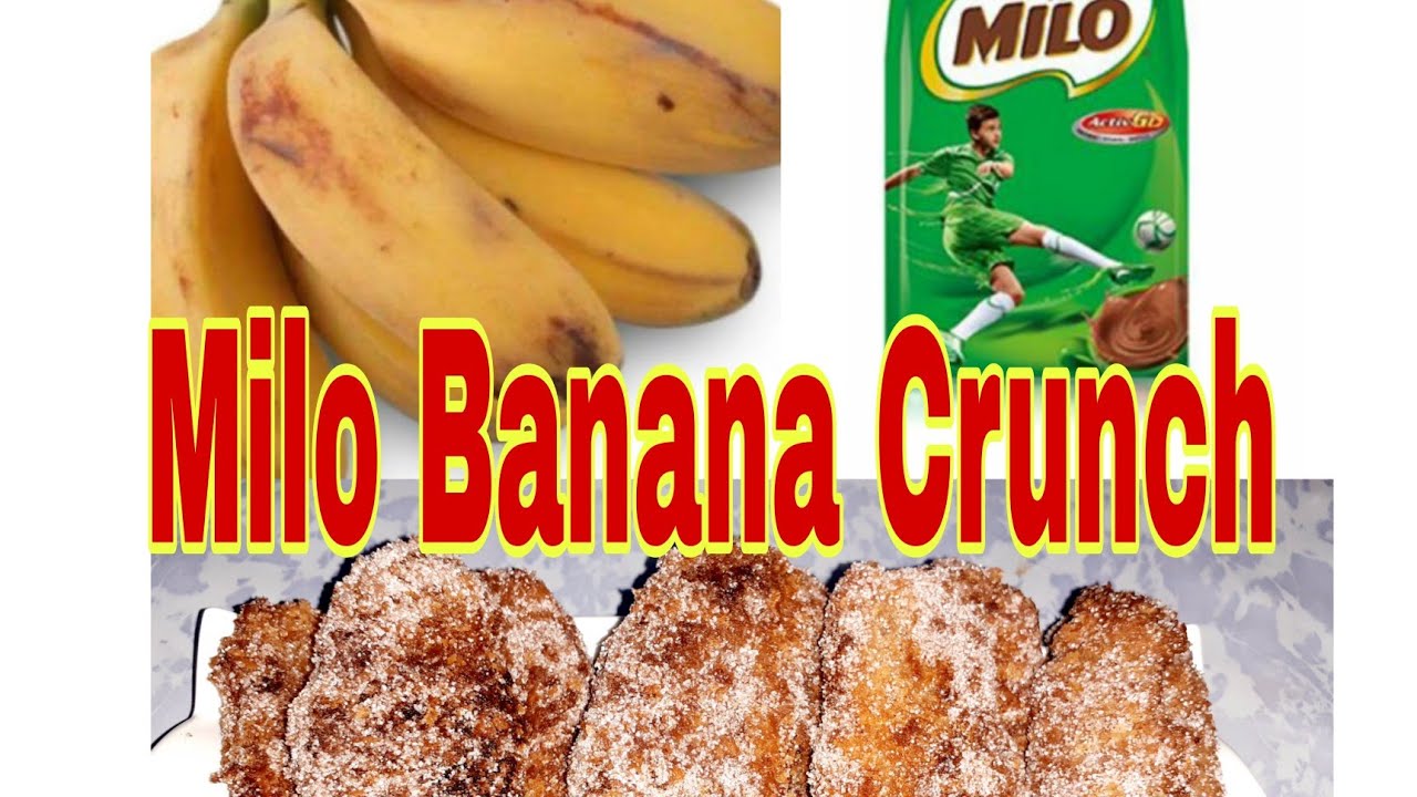 Banana Milo Crunch | Negosyo Idea | Mharjz Recipes - YouTube