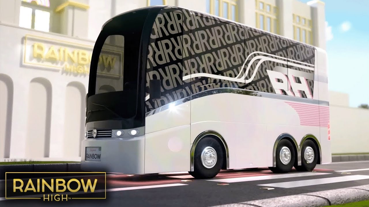 The Rainbow Divas Tour Bus π π Rainbow High Compilation Youtube