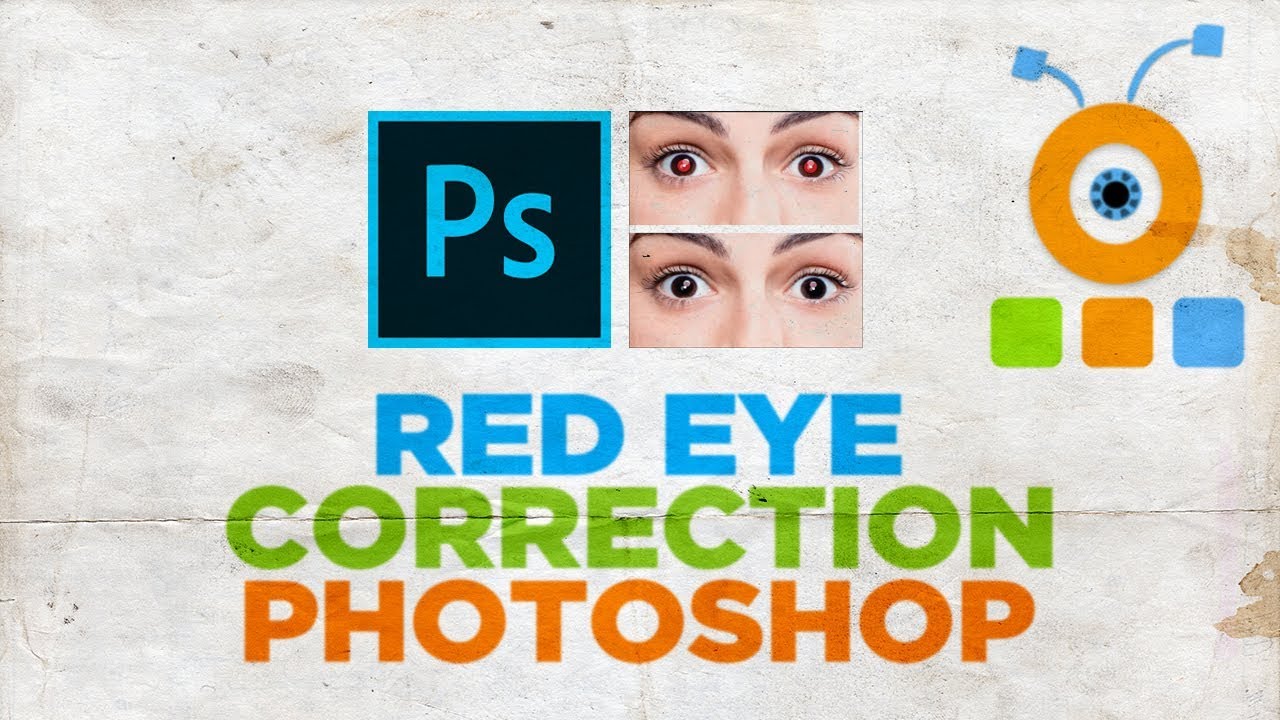How to Use Red Eye Correction in Photoshop - YouTube