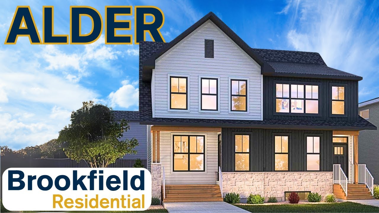 Alder Model Tour | Brookfield Residential | Airdrie New Builds - YouTube