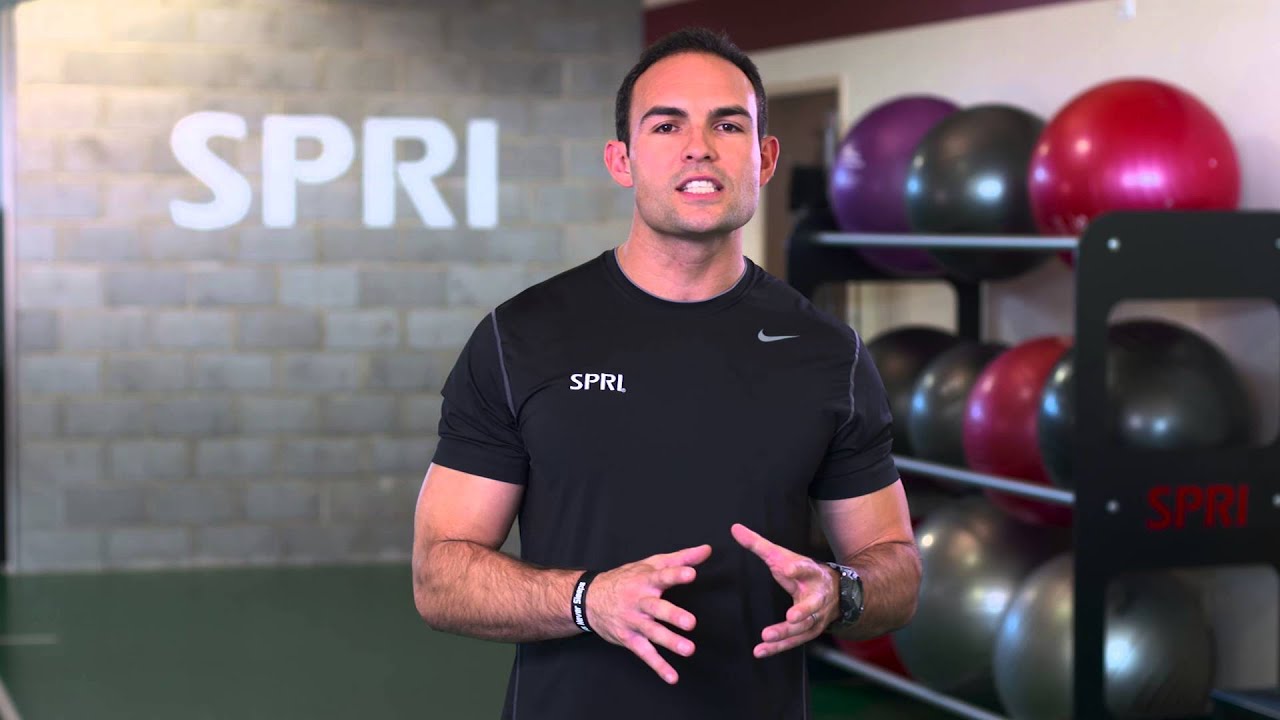 Shoulder Push Press Exercise | SPRI Braided Xertube - YouTube