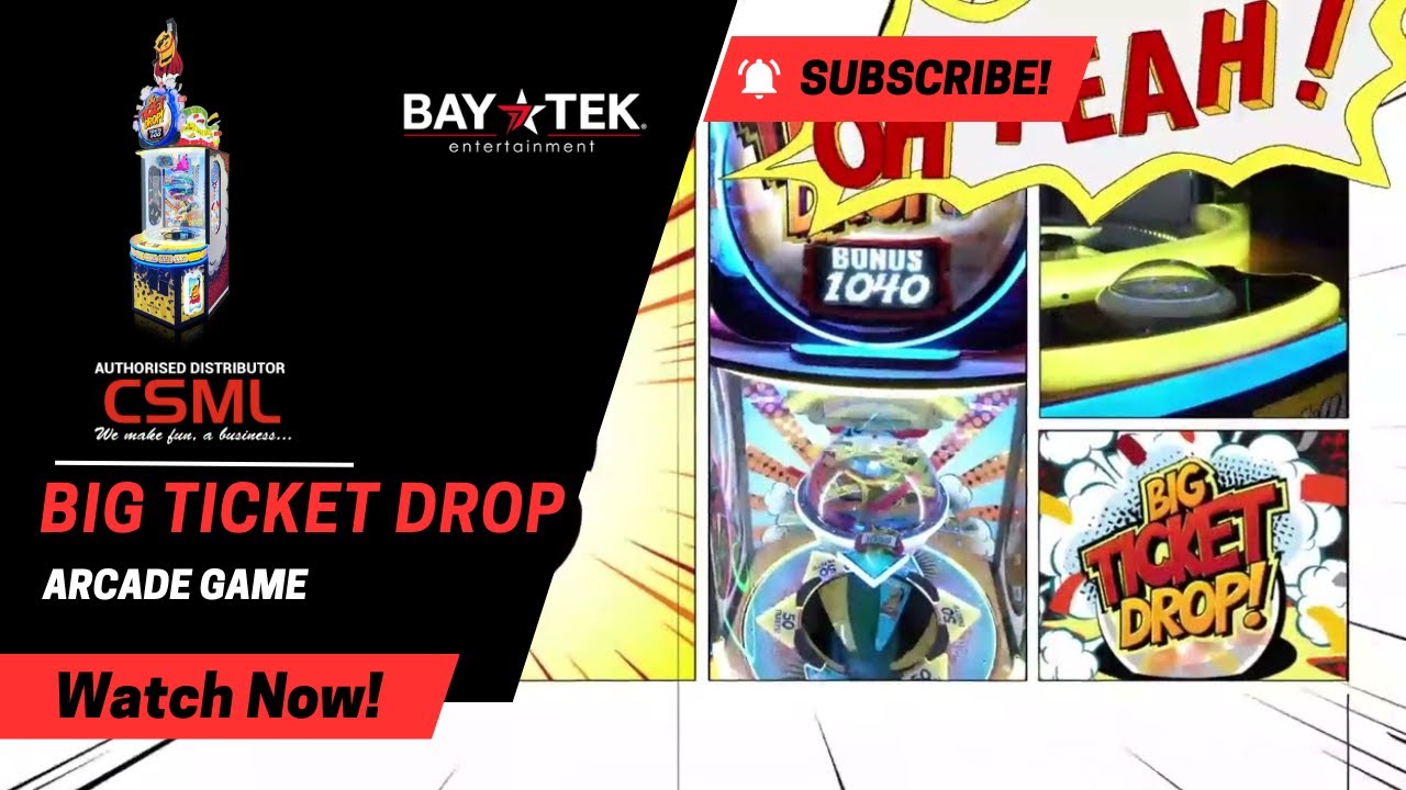 BIG TICKET DROP | BAY TEK ENTERTAINMENT - YouTube