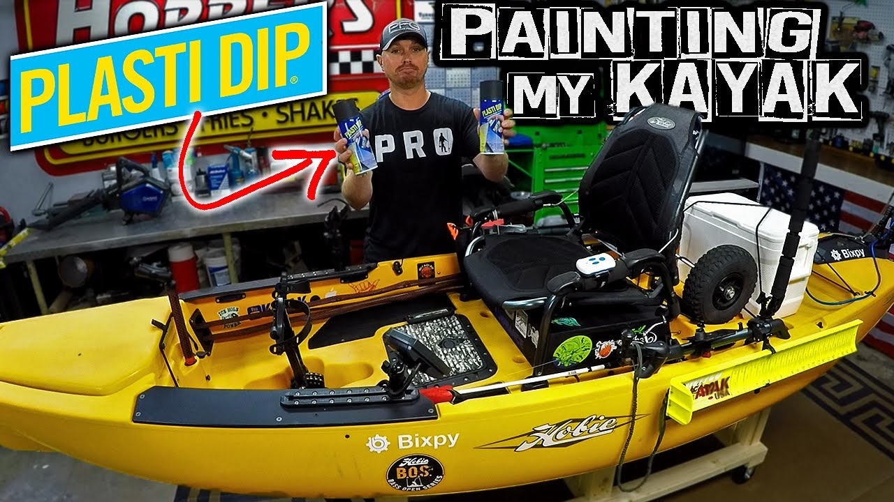 Plasti Dipping my KAYAK‼️ | DIY | 2020 Kayak mods | How To - YouTube
