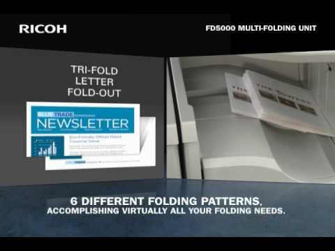 Ricoh Multi Folding Unit.wmv - YouTube