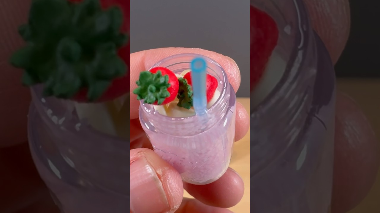 Make It MINI Food?!? Mini Verse Milkshake #asmr #mystery #miniverse # ...