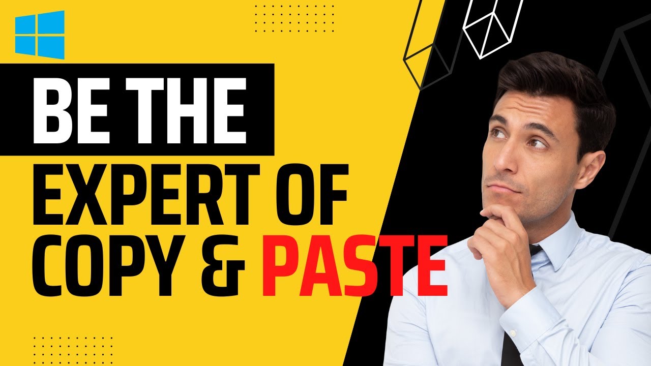 you should know this smart copy and paste technique on windows - YouTube