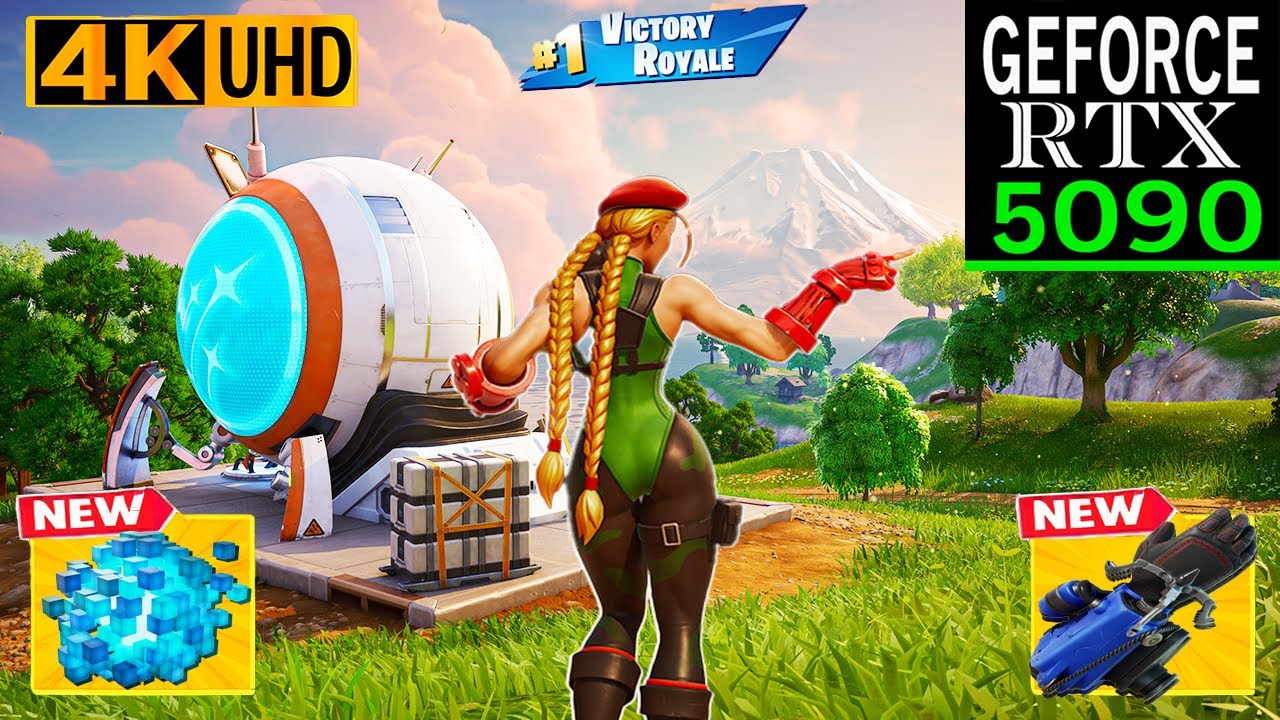 Fortnite Cammy Skin Gameplay | RTX 5090 4K ULTRA Graphics + RTX ON ...