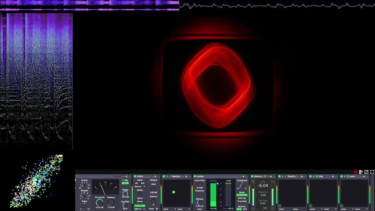 Ableton Dubstep Demo: "Orb Weaver" w Sosci Oscilloscope Visualizer - YouTube