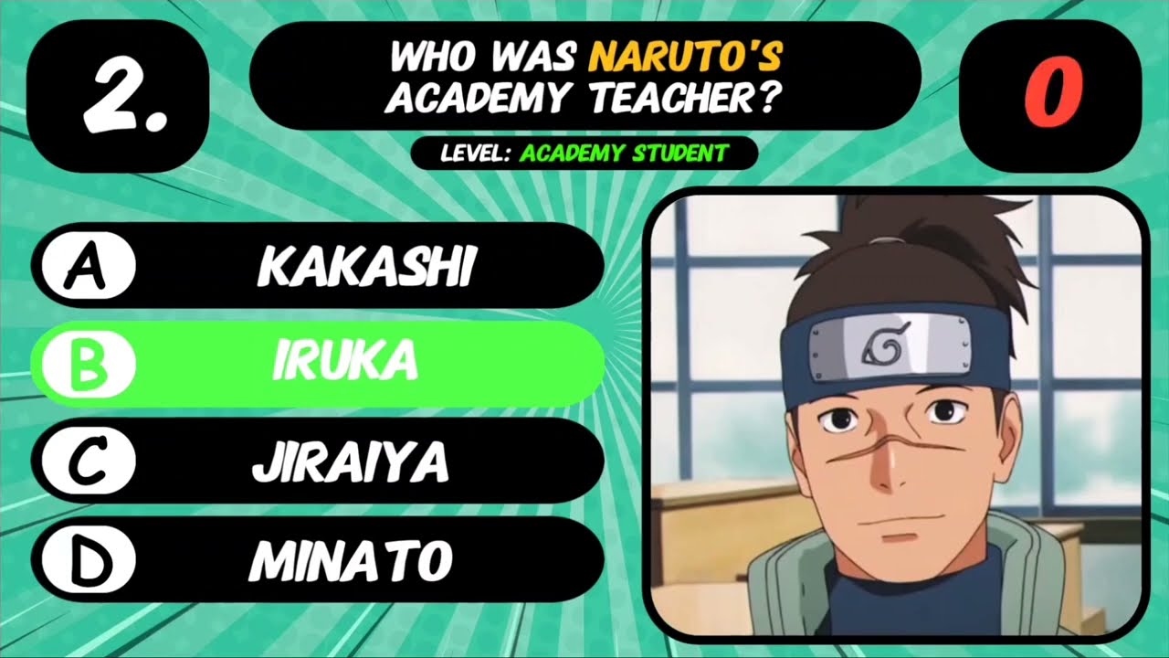 NARUTO TOP 20 HARD QUIZ || ONLY TRUE NARUTO FAN ANSWER THIS QUESTION ...
