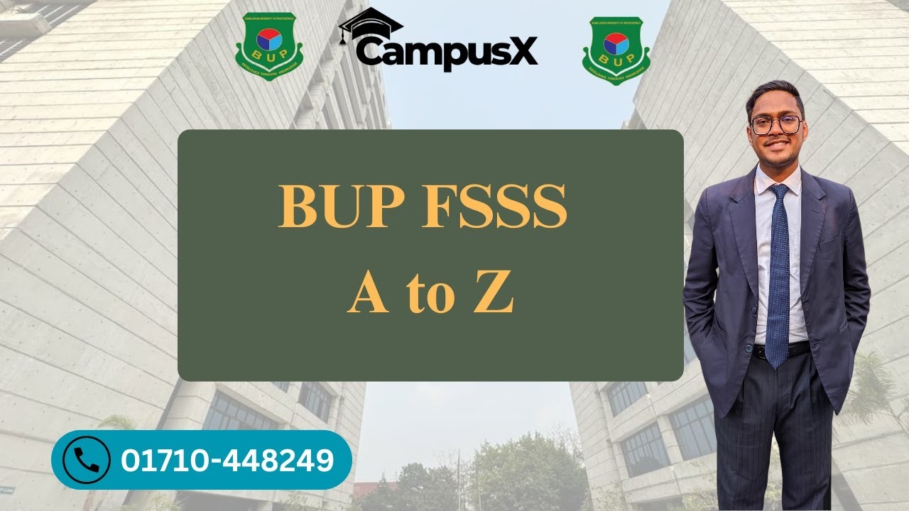 BUP FSSS A to Z. - YouTube