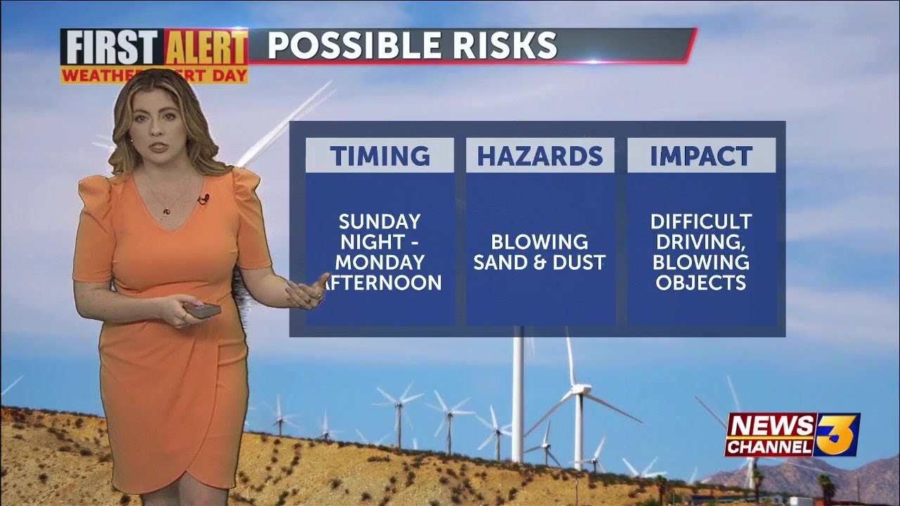 First Alert Weather Alert: Santa Ana winds Sunday night and Monday1 ...
