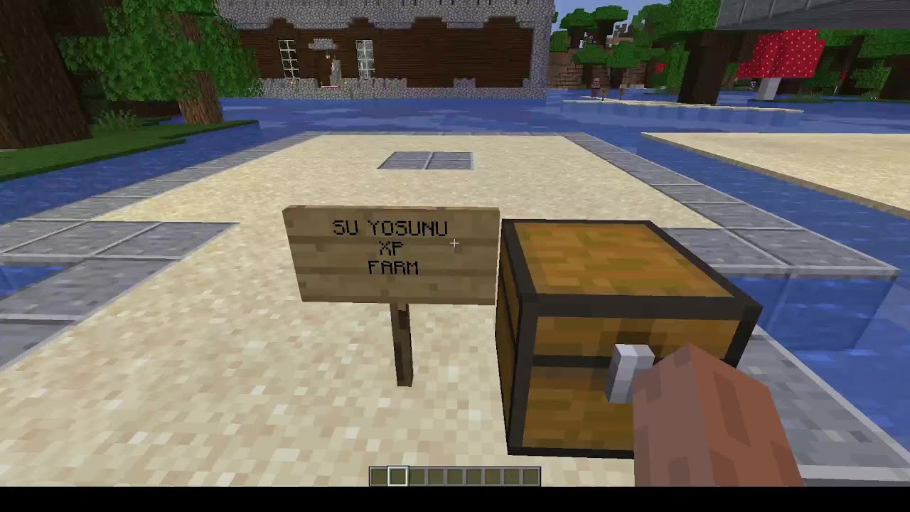 Minecraft : Su Yosunu Xp Farmı (Seaweed Xp Farm) - YouTube