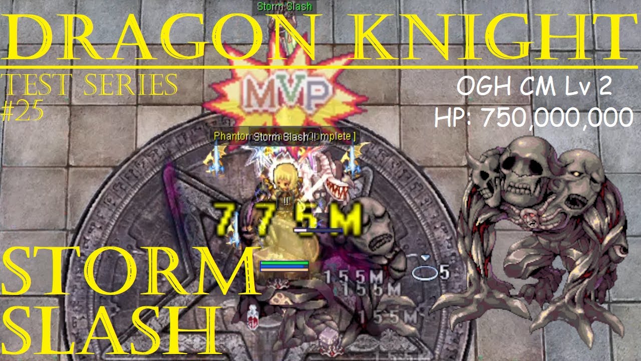 [iRO Chaos] 1-Hit KO Solo Storm Slash Dragon Knight | Old Glast Heim ...