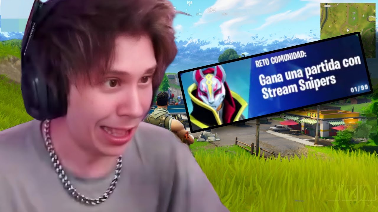 RUBIUS se ENFRENTA a 100 STREAM SNIPERS en FORNITE - YouTube