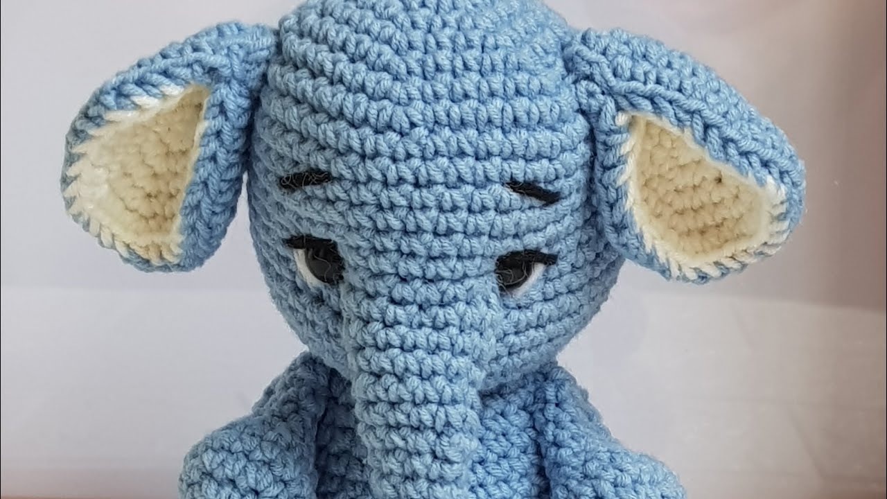 "Create an Adorable Crochet Baby Elephant: Simple and Easy Pattern ...